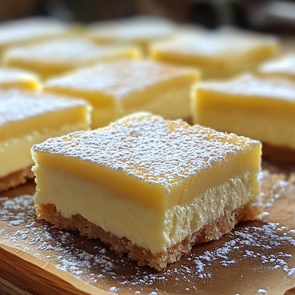 Vanilla Custard Cream Squares Recipe: