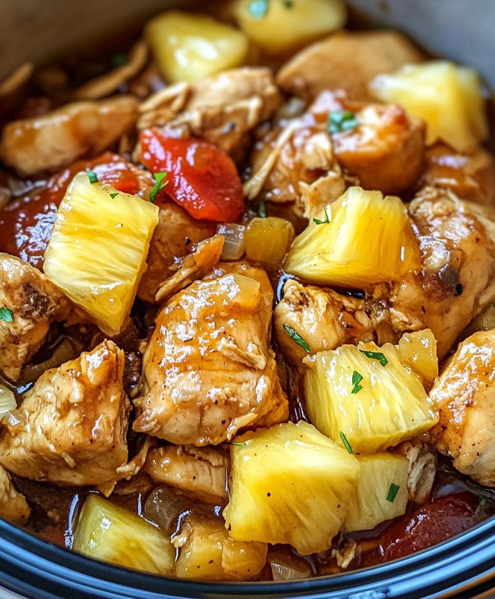 Crockpot Pineapple Chicken