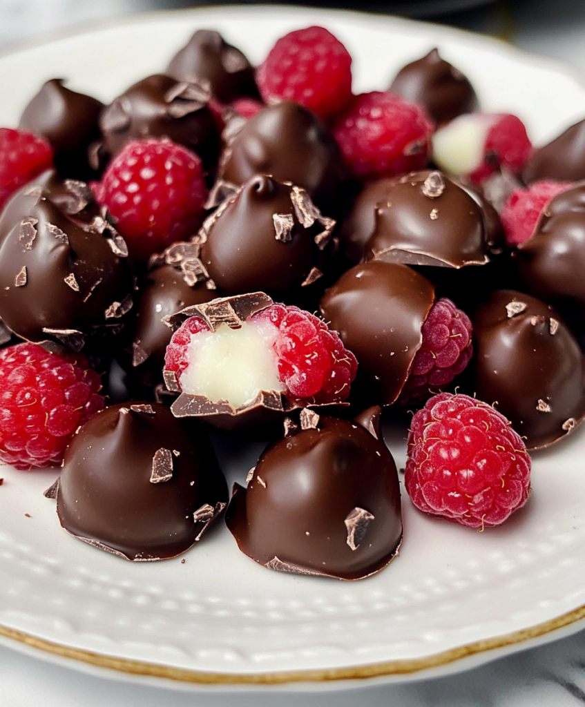 Chocolate Covered Raspberries (Tru Fru Copycat)