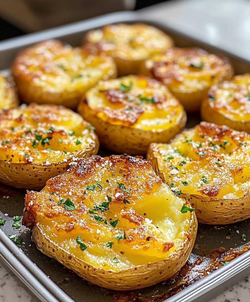 Crispy Baked Smashed Potatoes