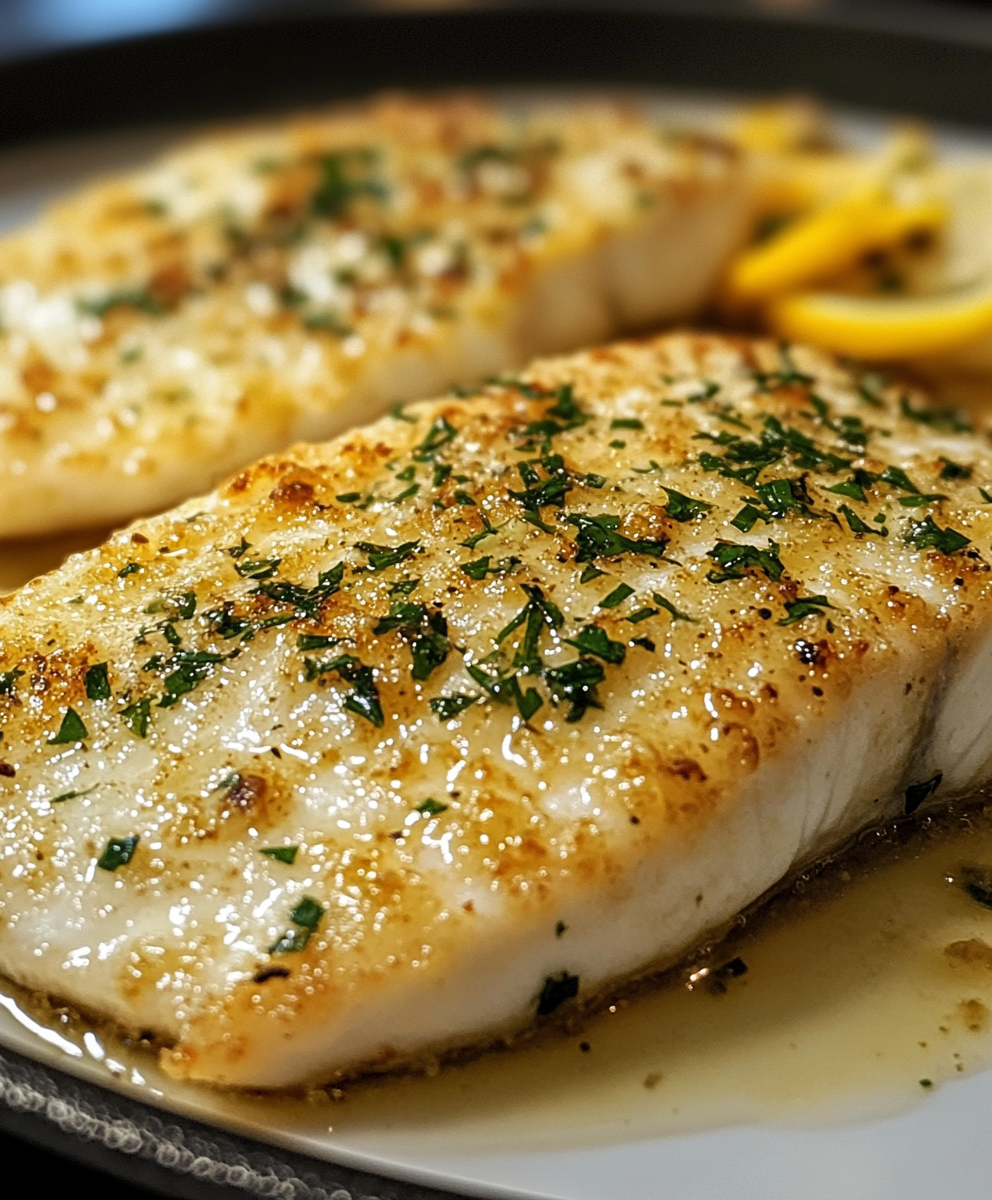 Garlic Parmesan Flounder