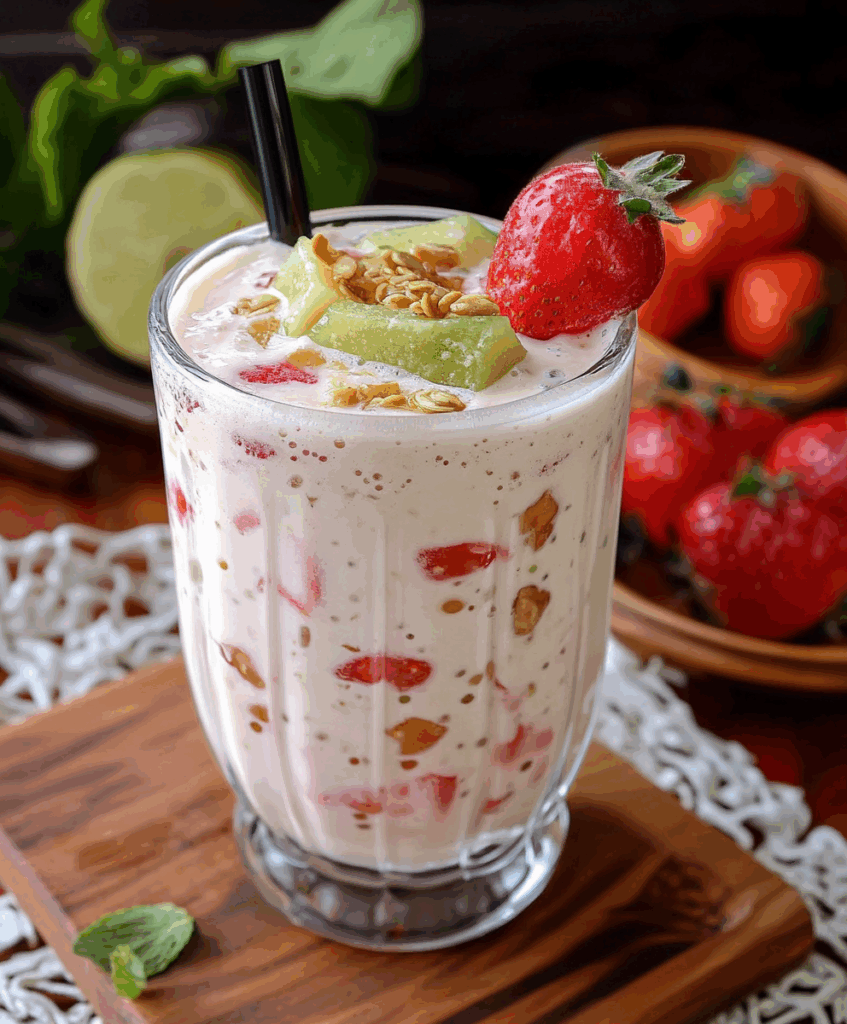 Buko Salad Drink (Filipino Coconut Juice Drink)