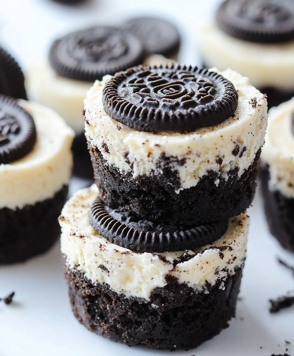 Mini Oreo Cheesecakes